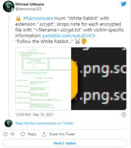 New Rabbit Ransomware Associated to FIN8 Hacking Group - Xiarch ...